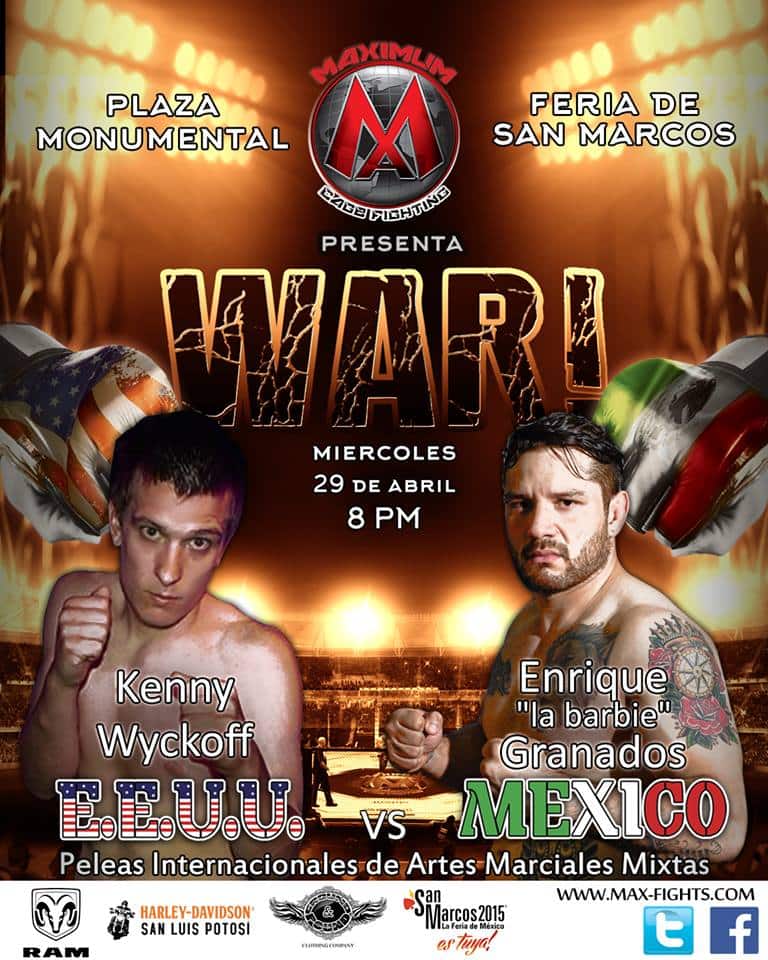 Maximum Cage Fighting presenta: WAR! en la Feria de San Marcos ...