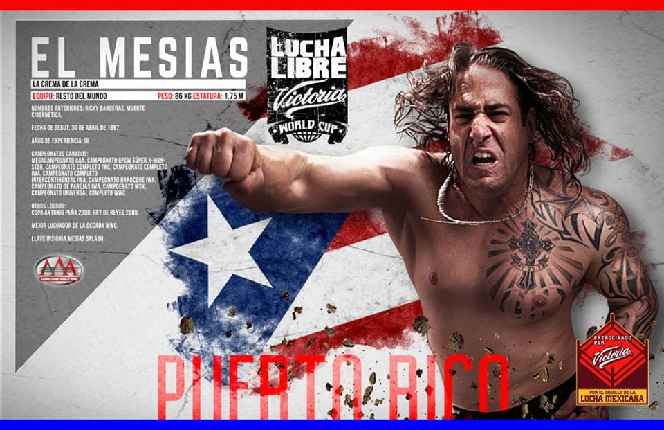 AAA: “El Mesías” Ricky Banderas listo para el Lucha Libre World Cup ...