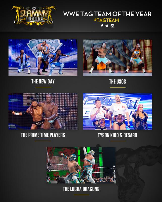 Estos son los nominados a los Slammy Awards 2015 | Superluchas