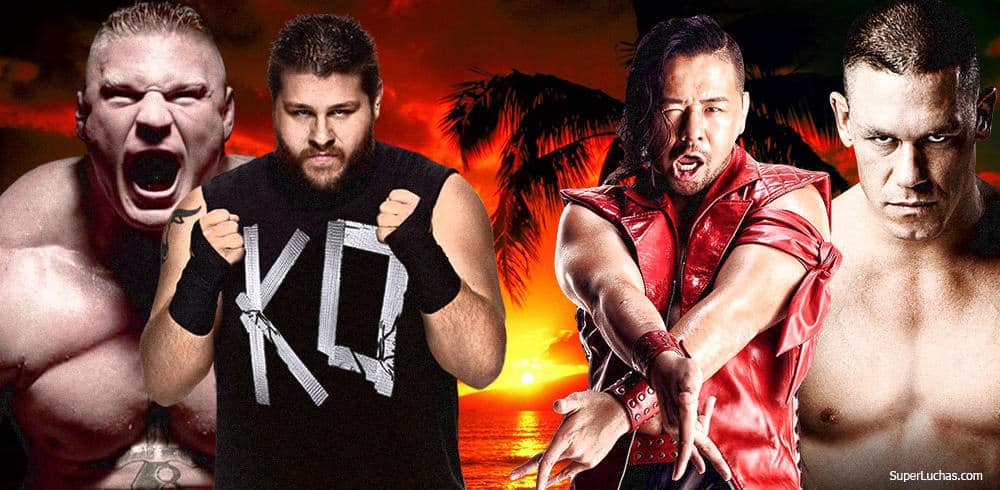 Brock Lesnar vs. Kevin Owens y John Cena vs. Shinsuke Nakamura en ...