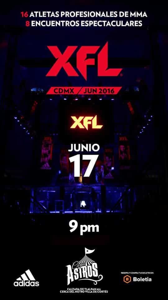 Se prepara la cartelera para XFL de junio | Superluchas