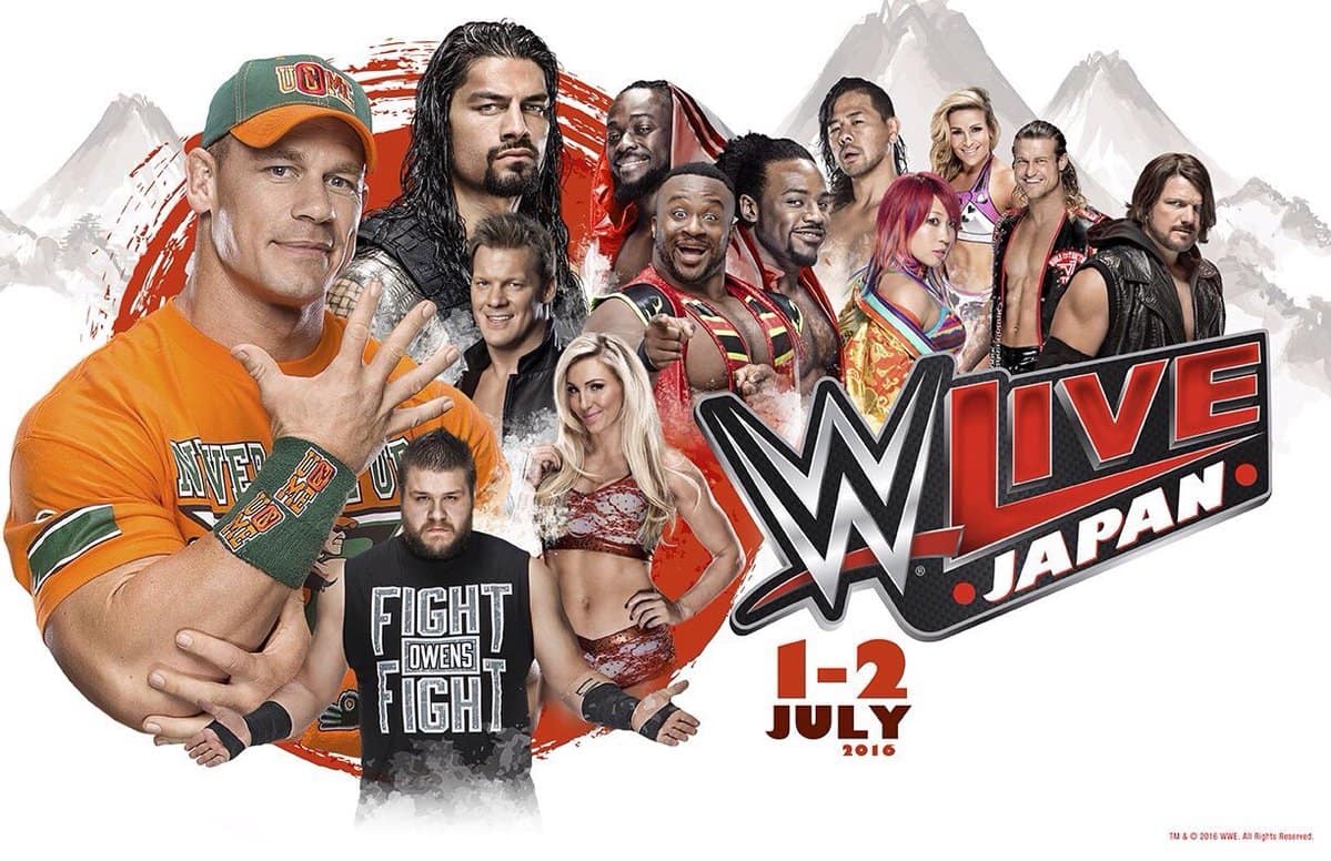 Carteles definitivos para «WWE Live Japan» - 1 y 2/07/2016 - Chris ...