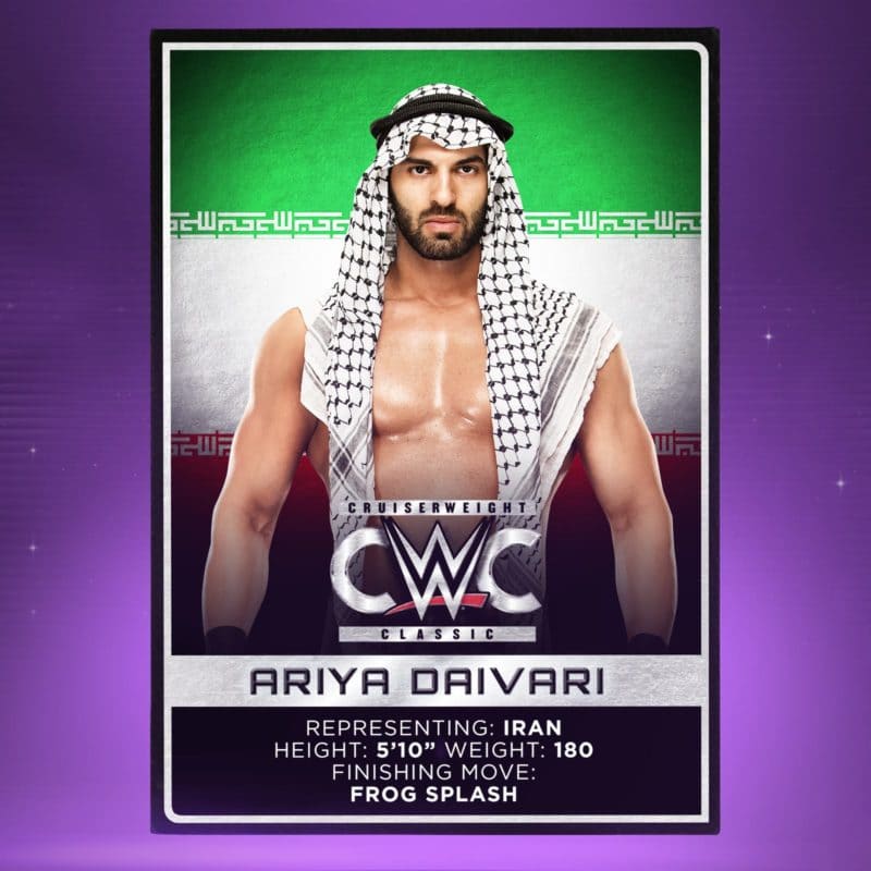Ariya Daivari está próximo a regresar a la acción en WWE