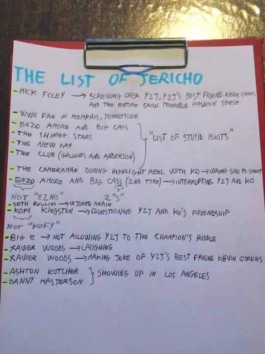 La lista completa de Jericho: ¿Quién aparece más veces? | Superluchas