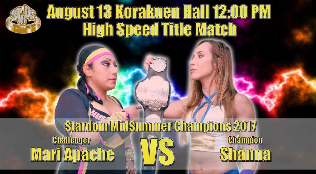 Stardom: Firma de contratos para «MidSummer Champions 2017» Mary Apache ...