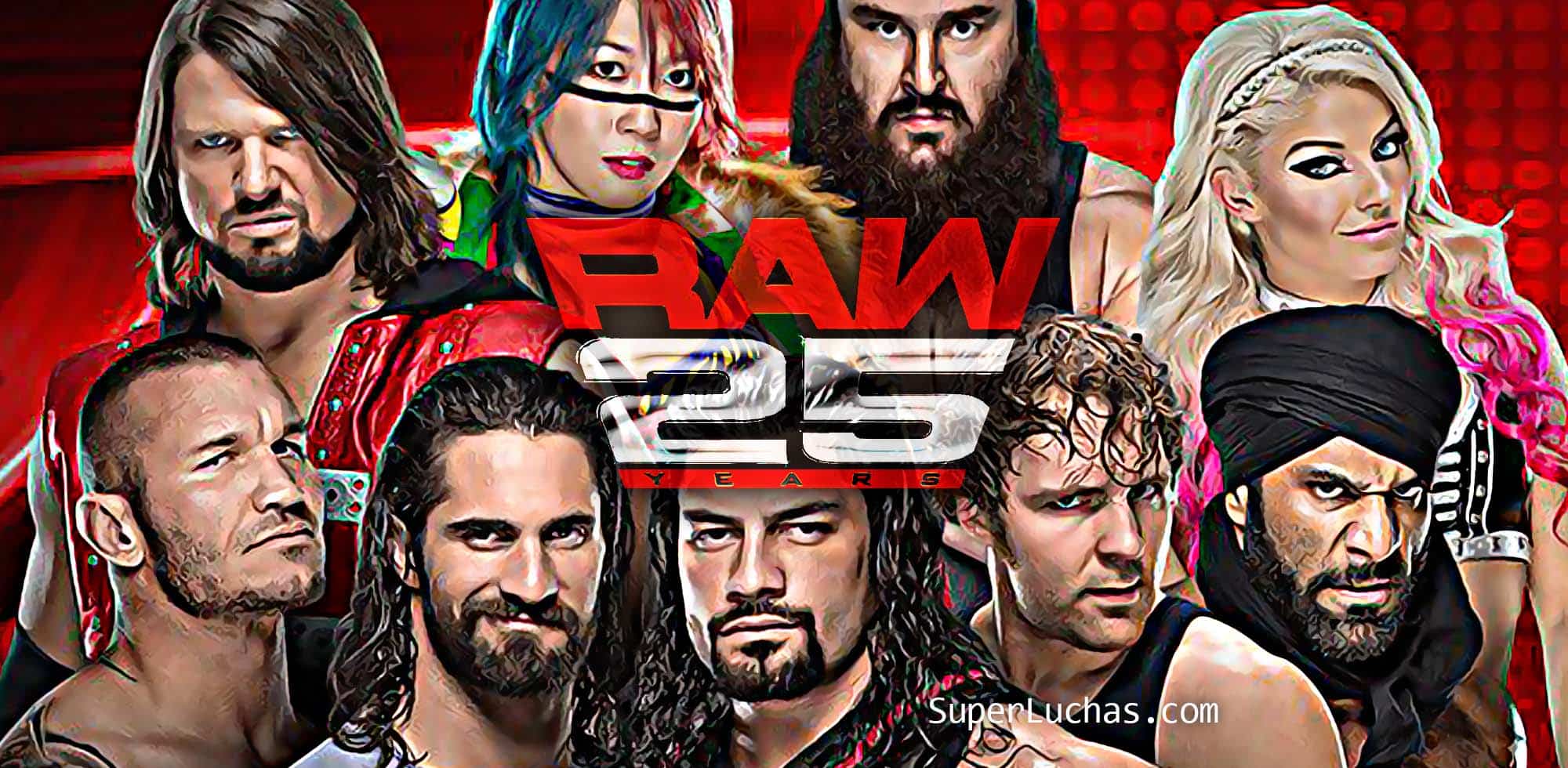 Tres nuevas leyendas anunciadas para el 25 aniversario de Raw