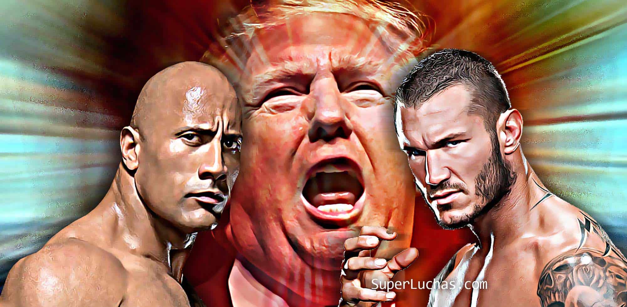 Randy Orton y The Rock contra Donald Trump y el resto del mundo ...