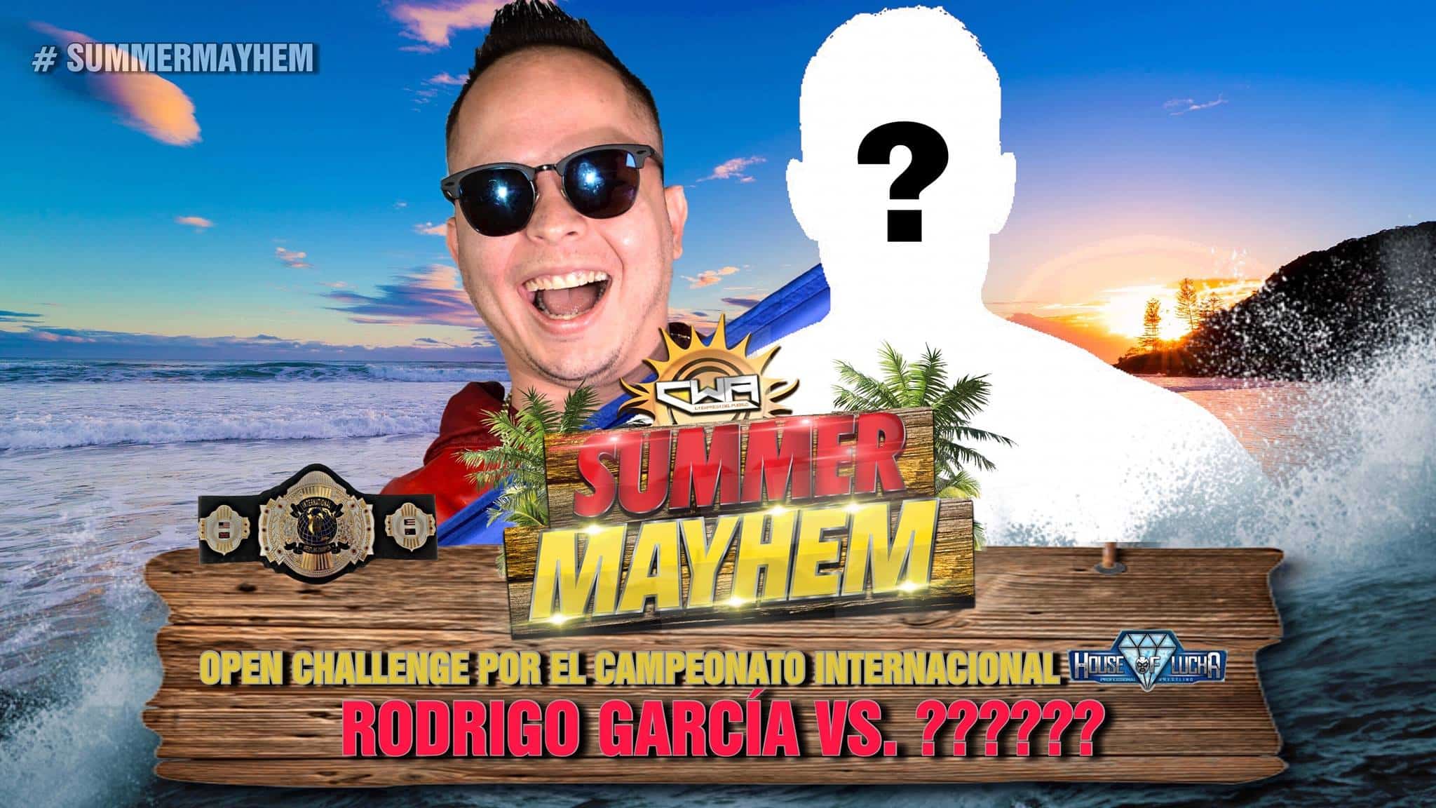 CWA: Cartel para «SUMMER MAYHEM»Star Roger vs Syler Andrews | Superluchas