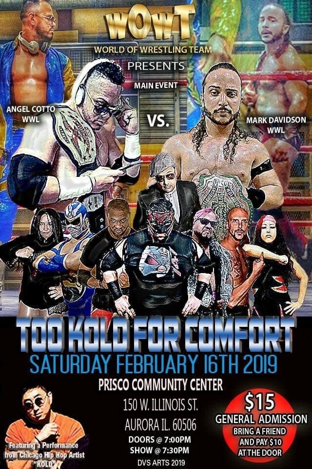 Nace nueva empresa World Of Wrestling Team en Chicago - Angel Cotto vs ...