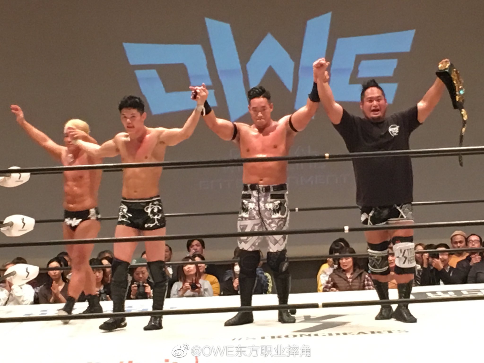 OWE: «OWE vs. Strong Hearts» La invasión a Japón | Superluchas