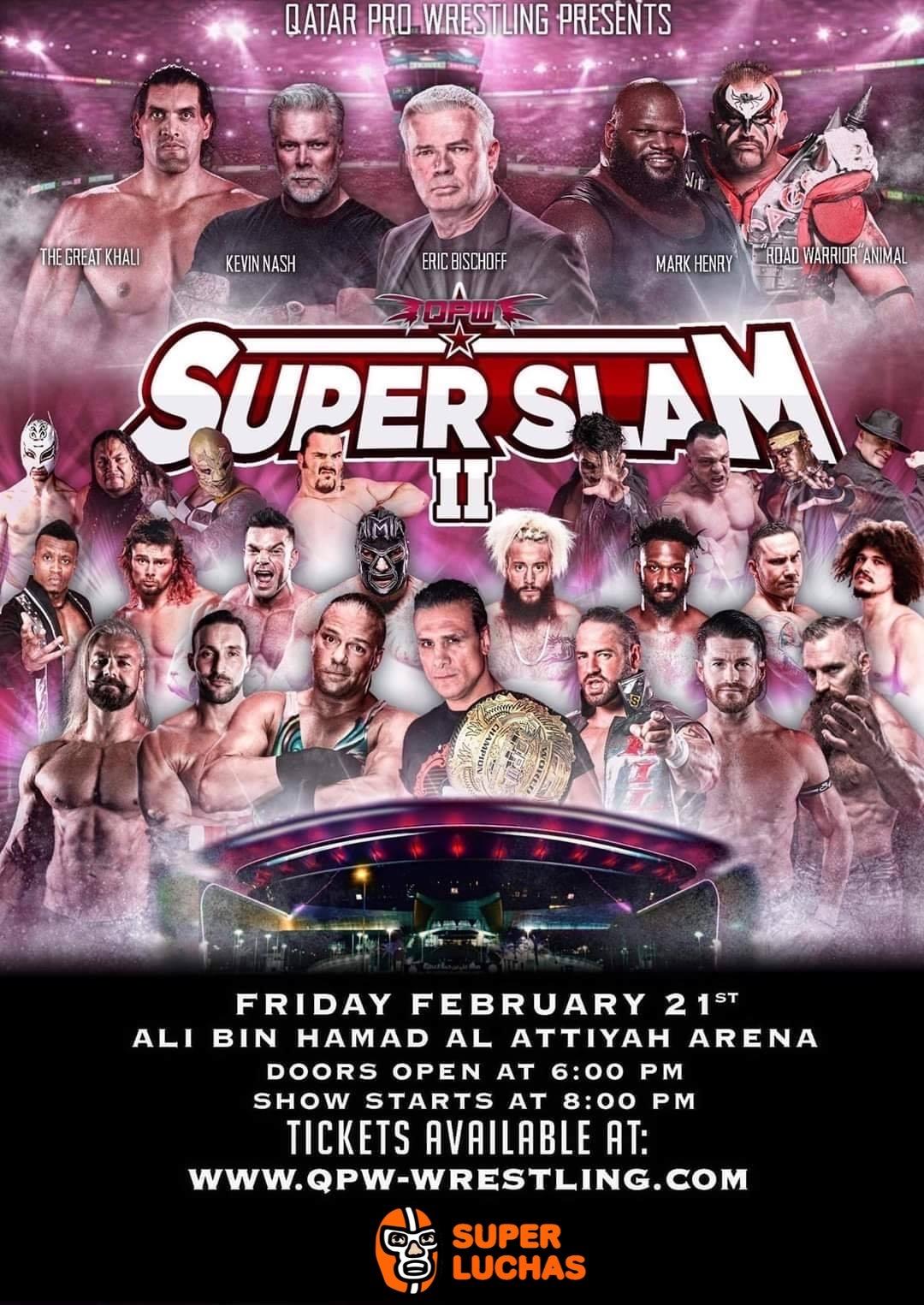 QPW: Disponibles los Boletos para Super Slam II | Superluchas