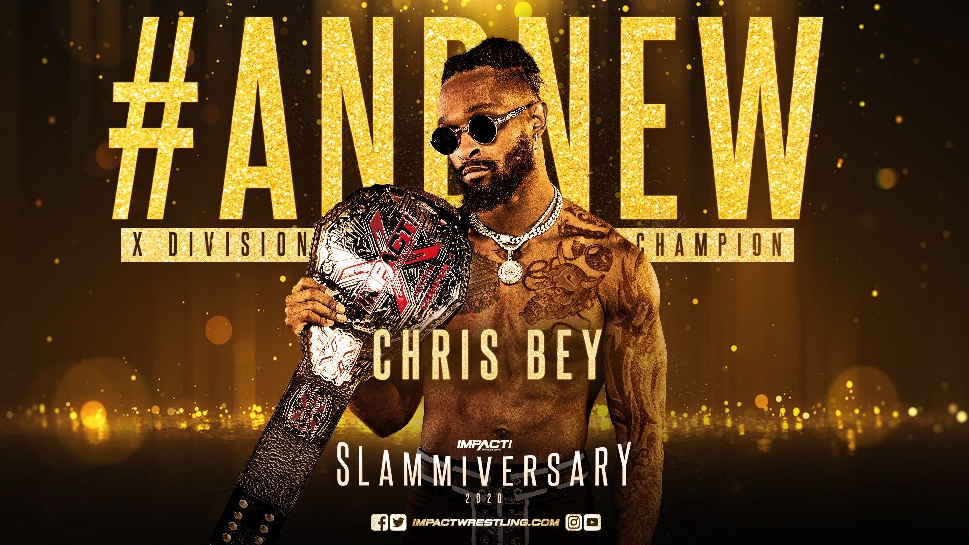 Chris Bey nuevo Campeón División X de Impact Wrestling