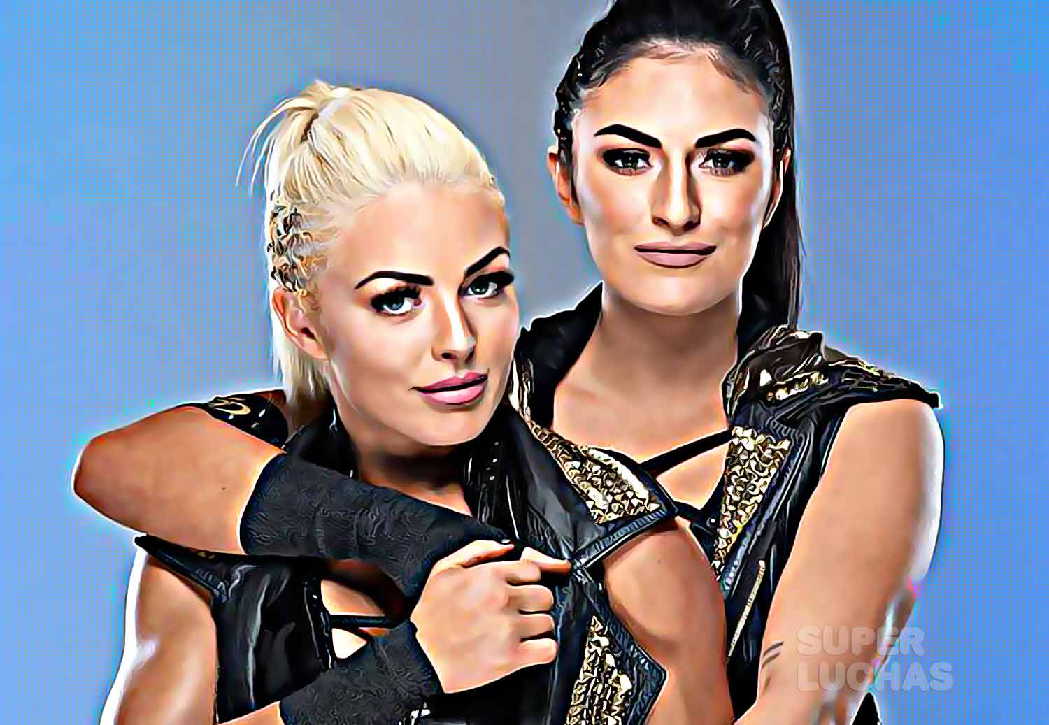 ¿Cómo es trabajar con Mandy Rose y Sonya Deville en WWE?