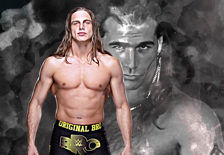 Vince McMahon ve a Matt Riddle como un joven Shawn Michaels