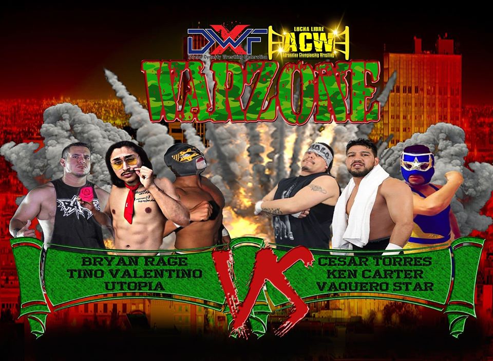 XDWF presenta Warzone Lucha Libre Mexicana en El Paso, Texas
