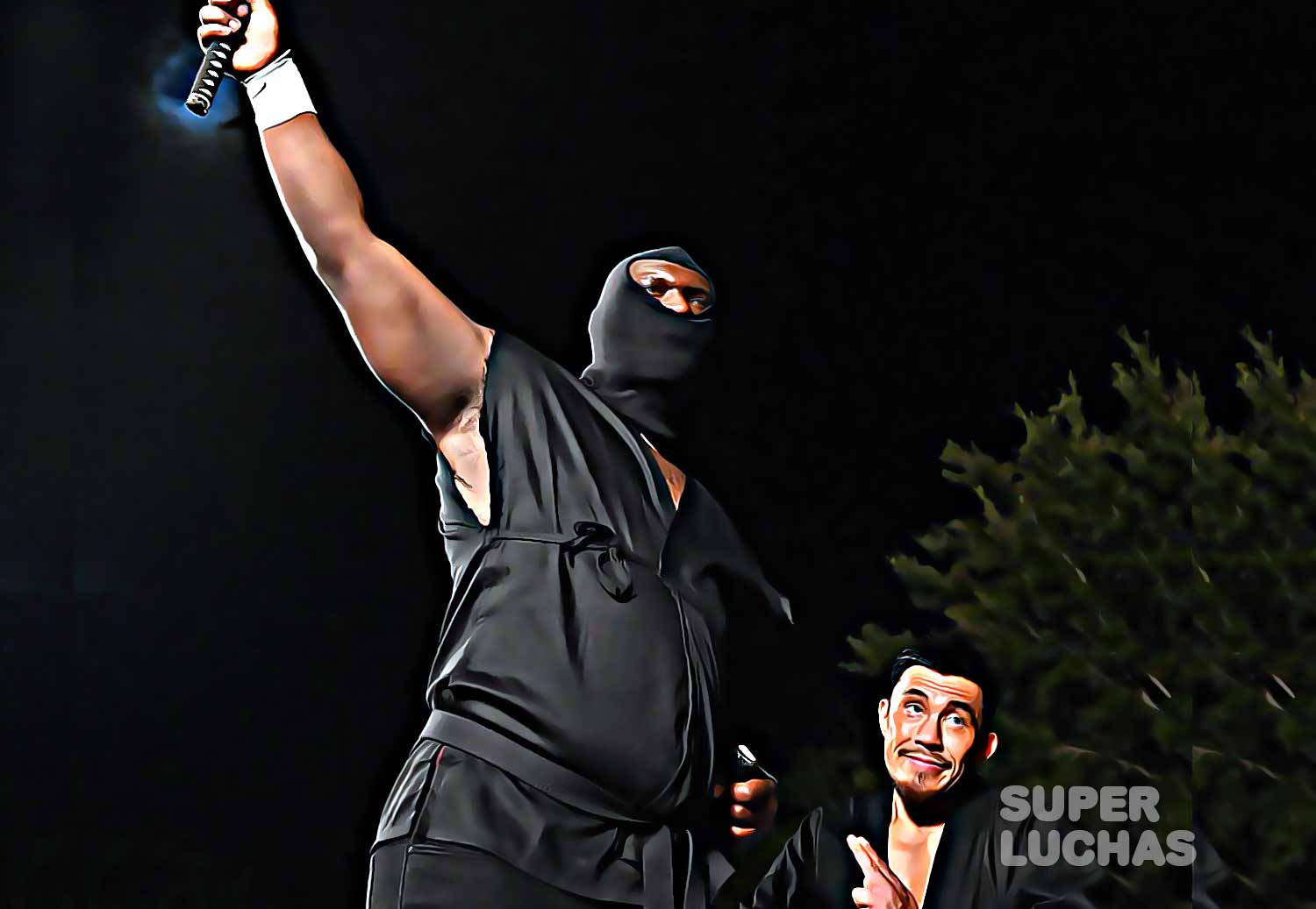 Esta es la identidad del ninja gigante en Backlash 2020