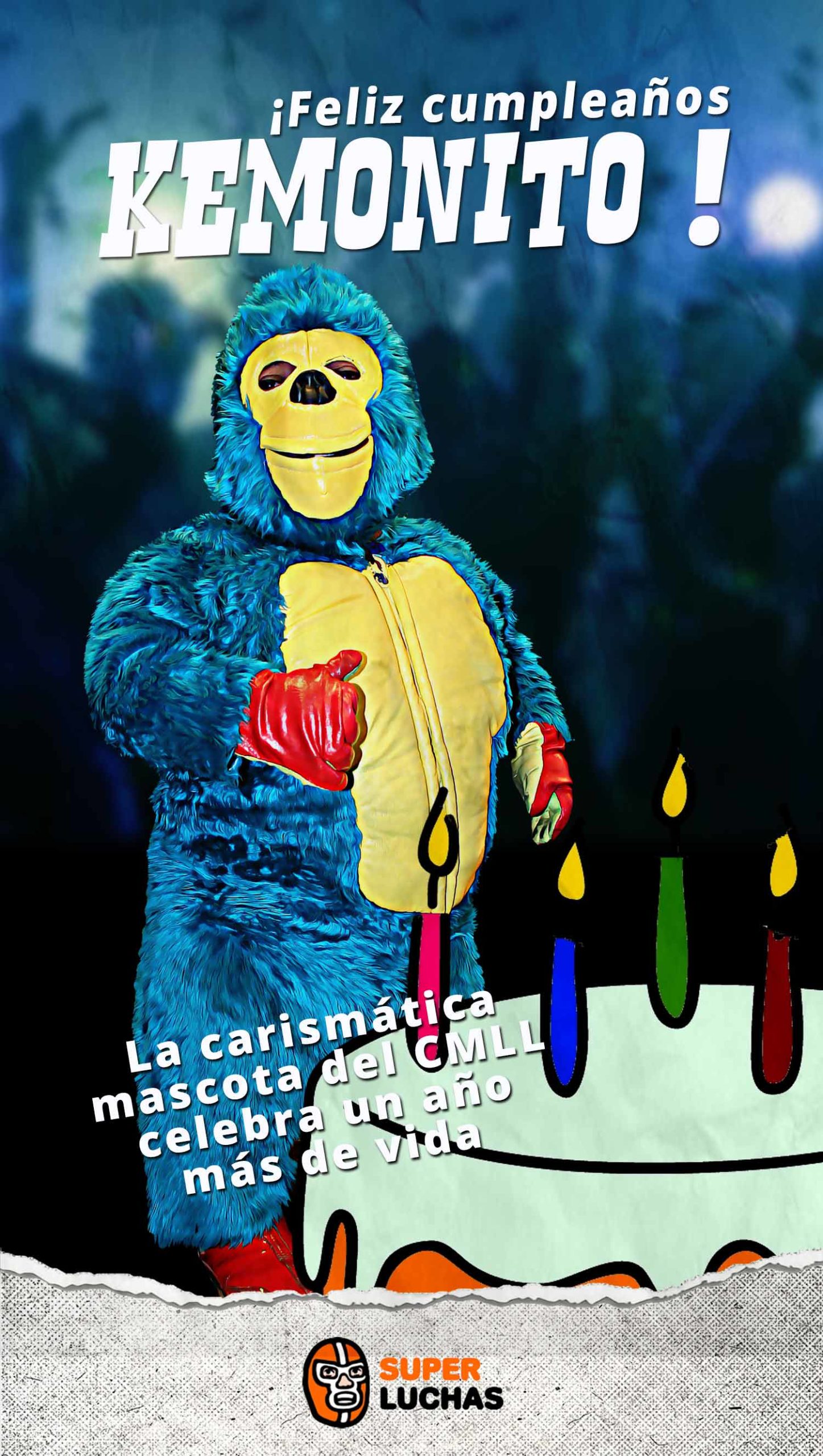 Kemonito celebra su cumpleaños 53