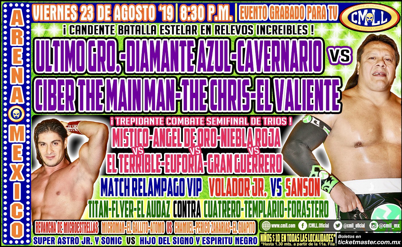 CMLL: Último Guerrero tras Ciber; Chamuel reta a Micromán | Superluchas