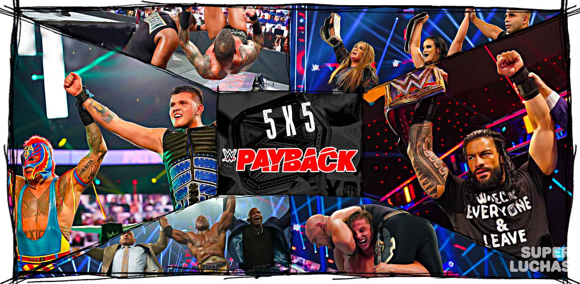 5 x 5: Lo mejor y lo peor de WWE Payback 2020 | Superluchas