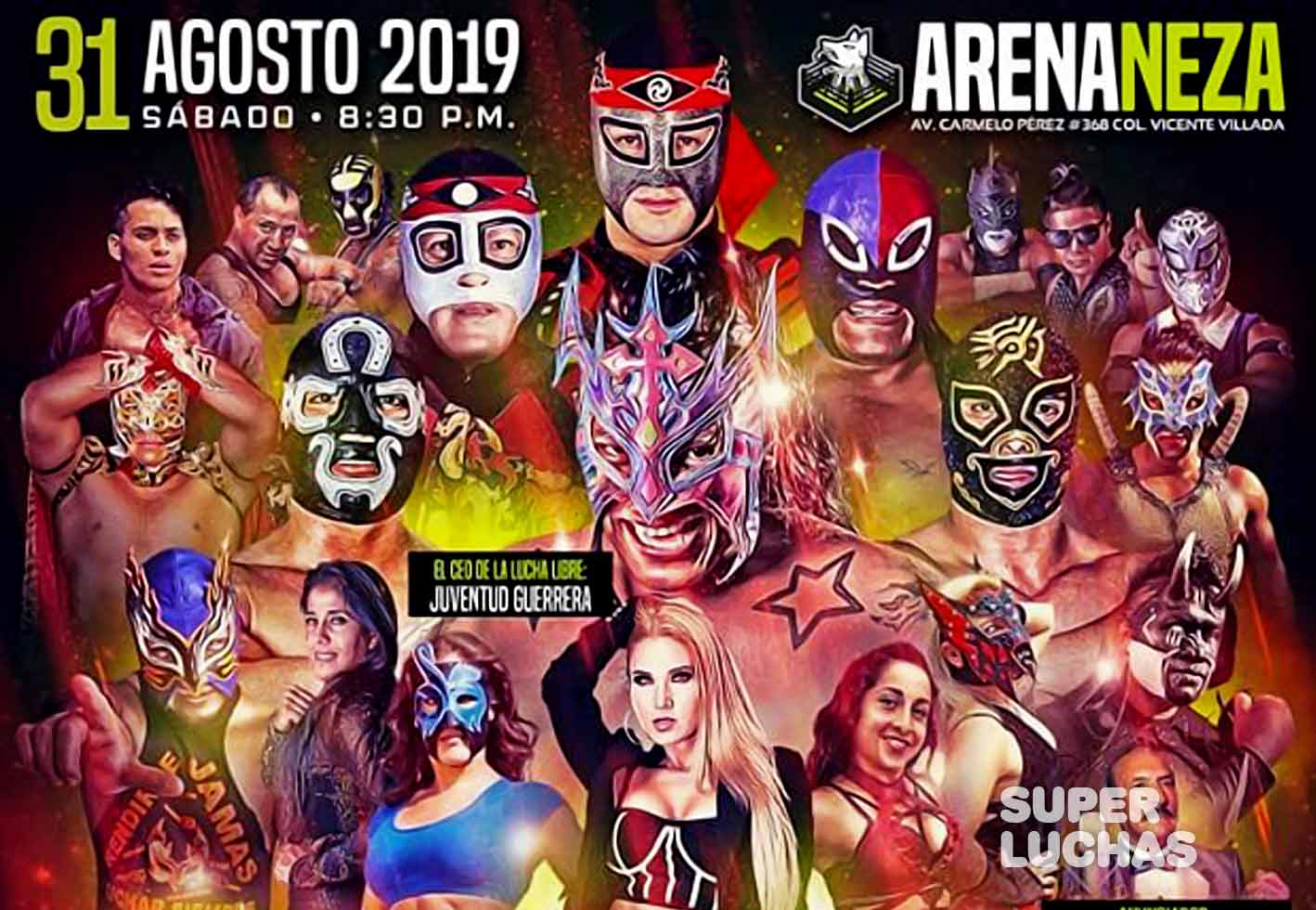 Súper X en la Arena Neza: Fuerza y Juventud Guerrera unidos