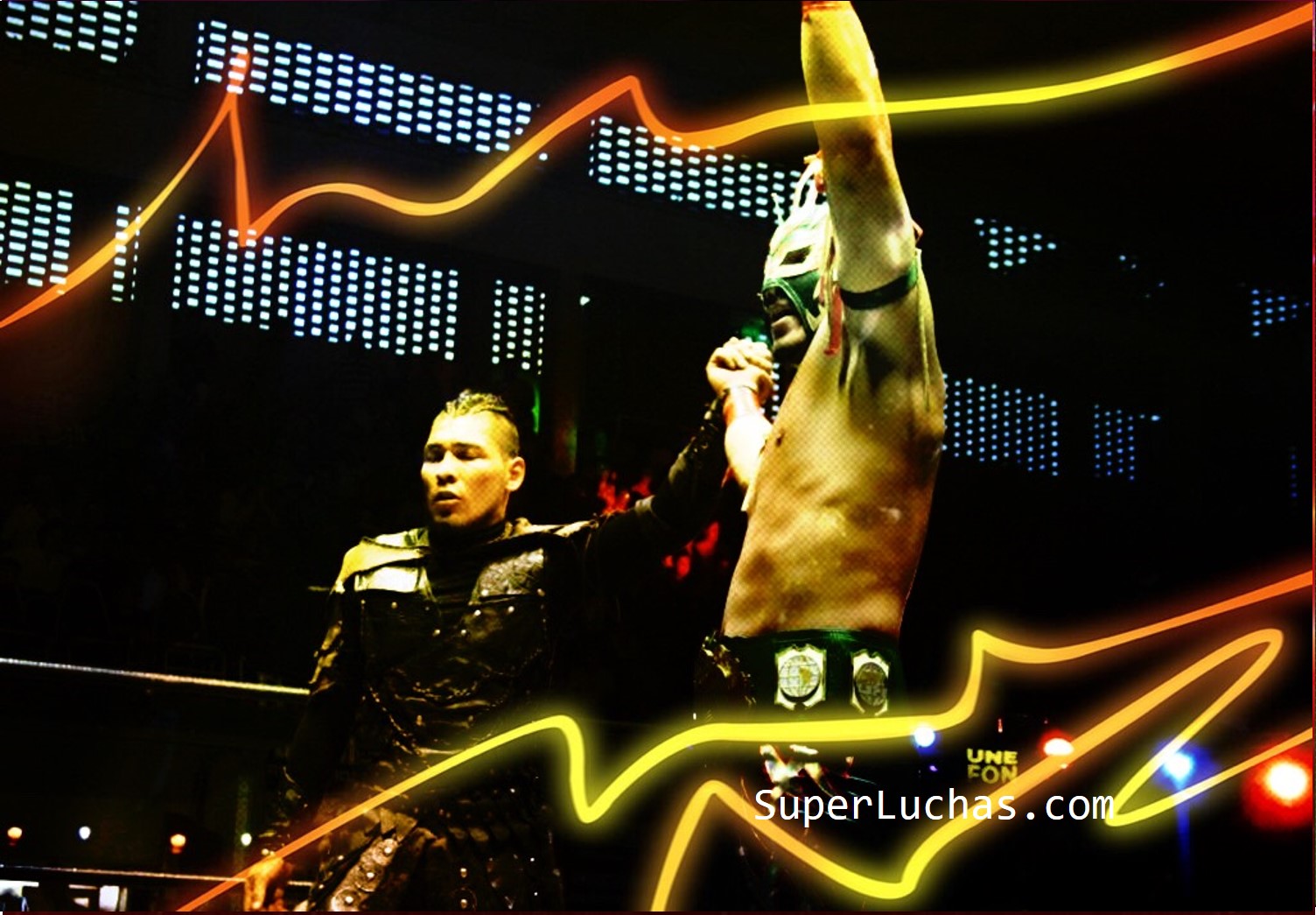 AAA: Laredo Kid se luce y defiende su título en Monterrey | Superluchas