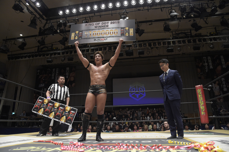 DDT: «King of DDT 2019» Gran final, Konosuke Takeshita es el rey | Superluchas