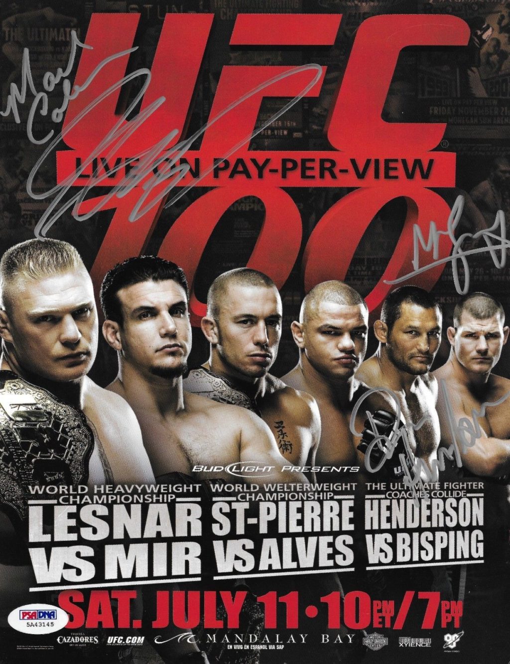 Números impresionantes de UFC 100: 1.72 millones de compras | Superluchas