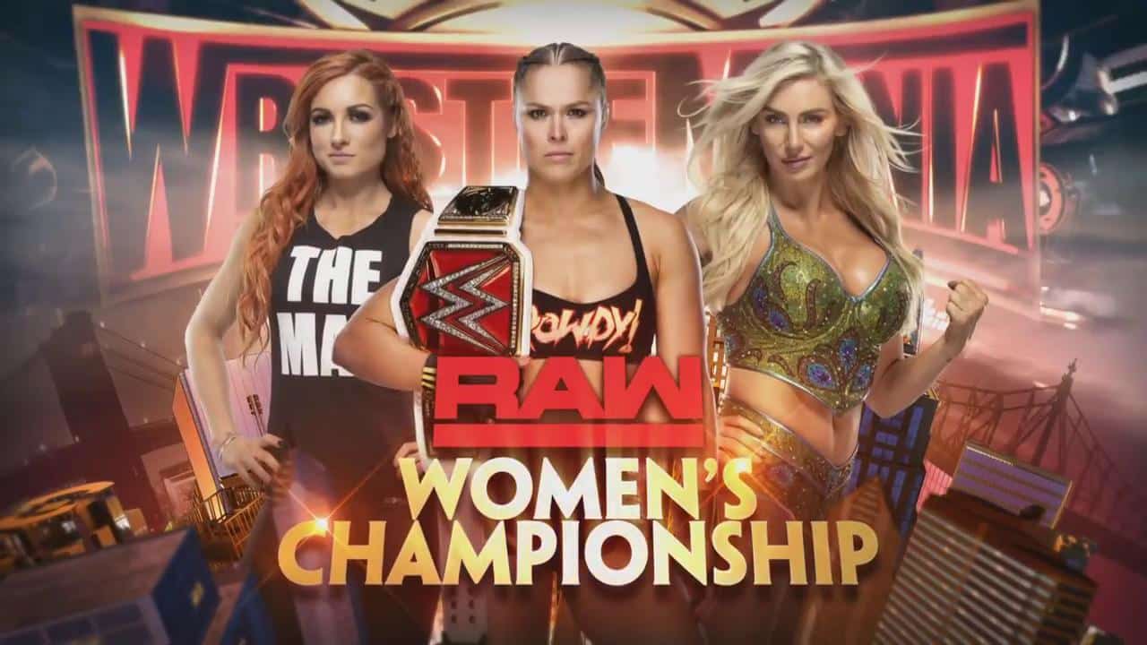 Becky Lynch vs. Ronda Rousey vs. Charlotte Flair en WrestleMania 35 | Superluchas