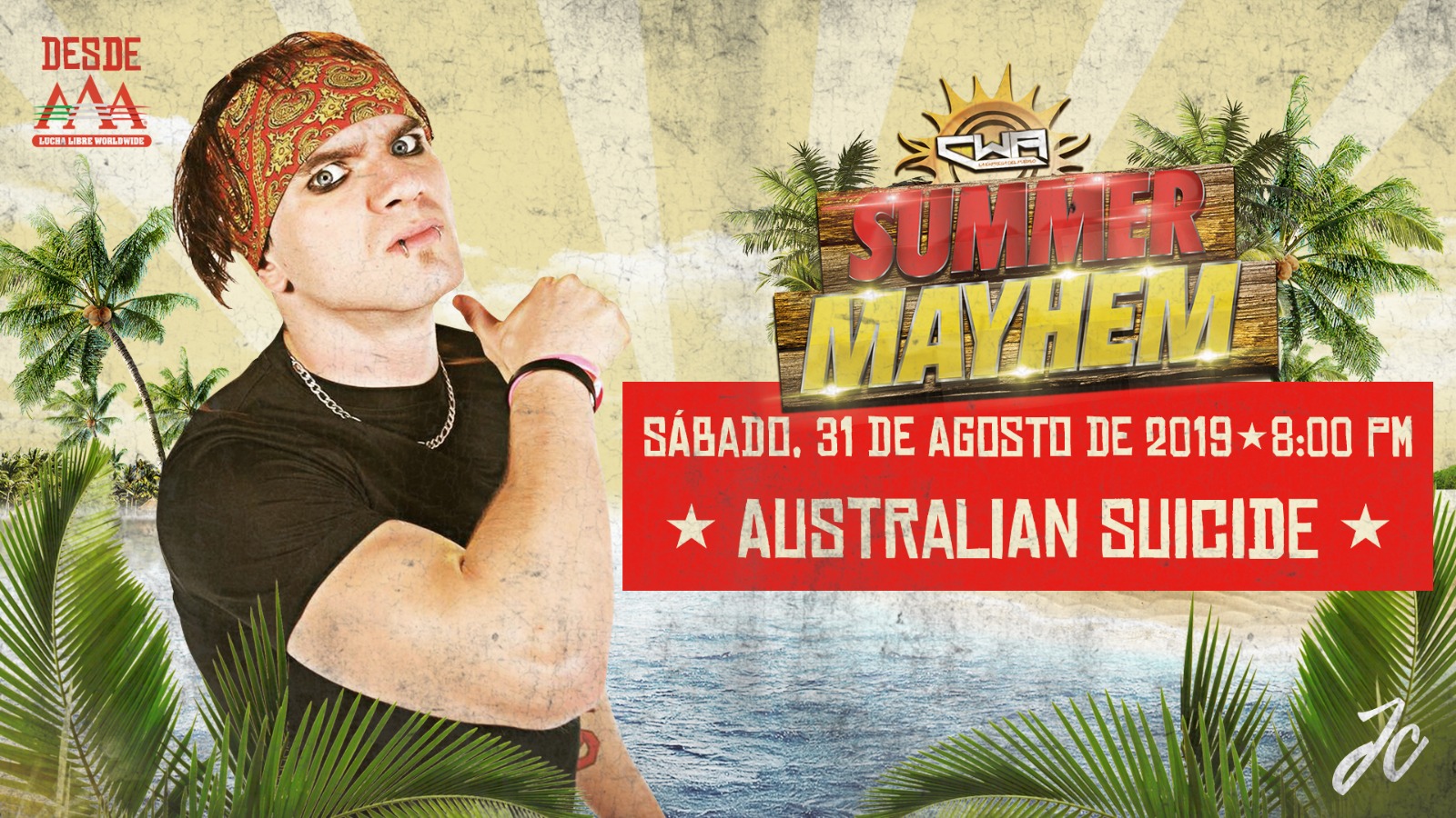 Australian Suicide en Summer Mayhem 2019 en Puerto Rico | Superluchas