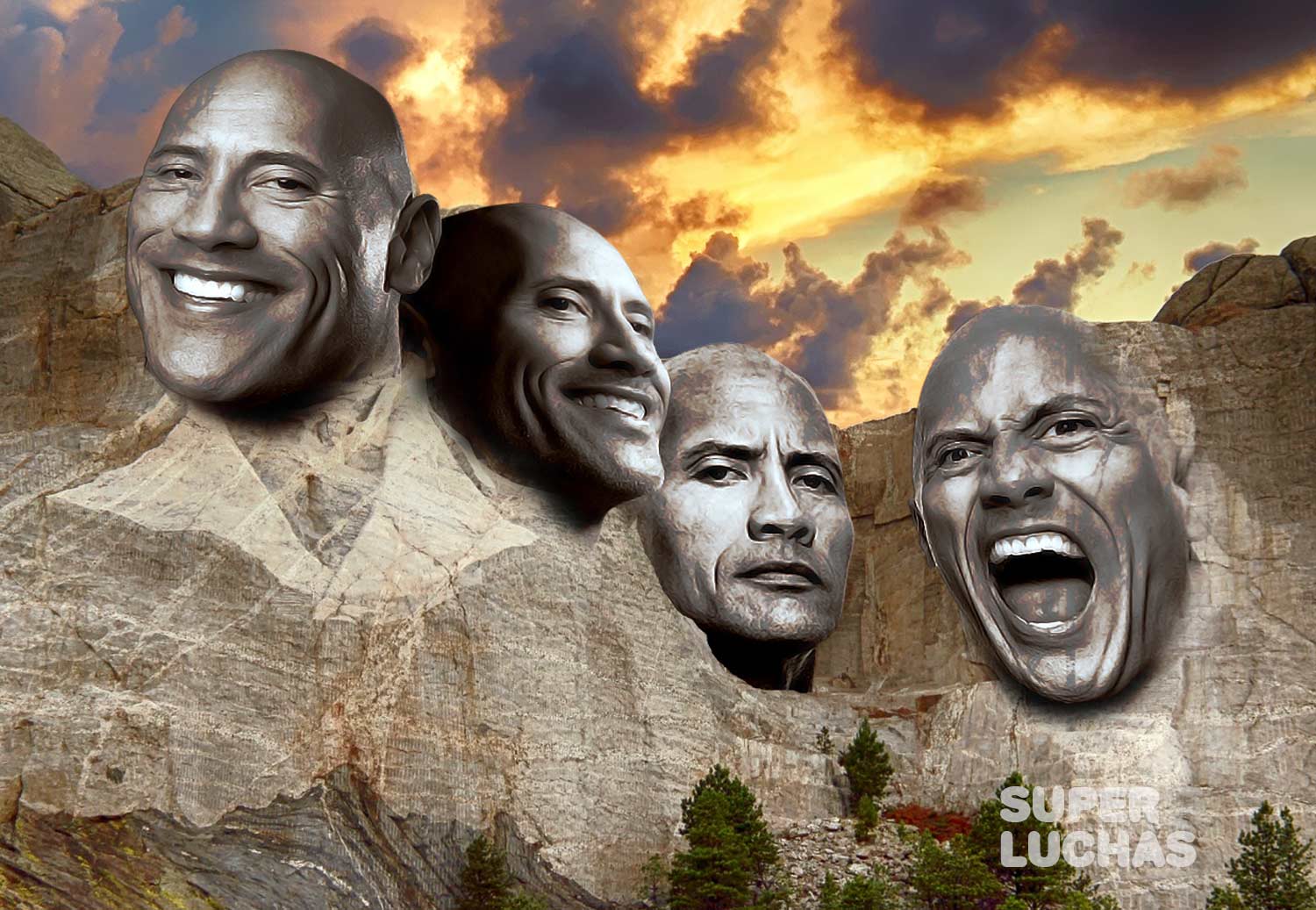 Este es el Monte Rushmore de WWE para The Rock | Superluchas