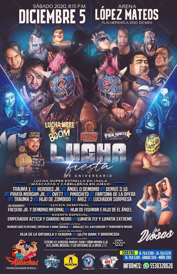 Caerá una máscara o cabellera en Lucha Boom | Superluchas