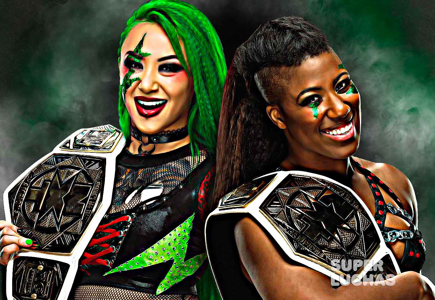 Ember Moon revela contra quiénes quiere defender el título de parejas ...