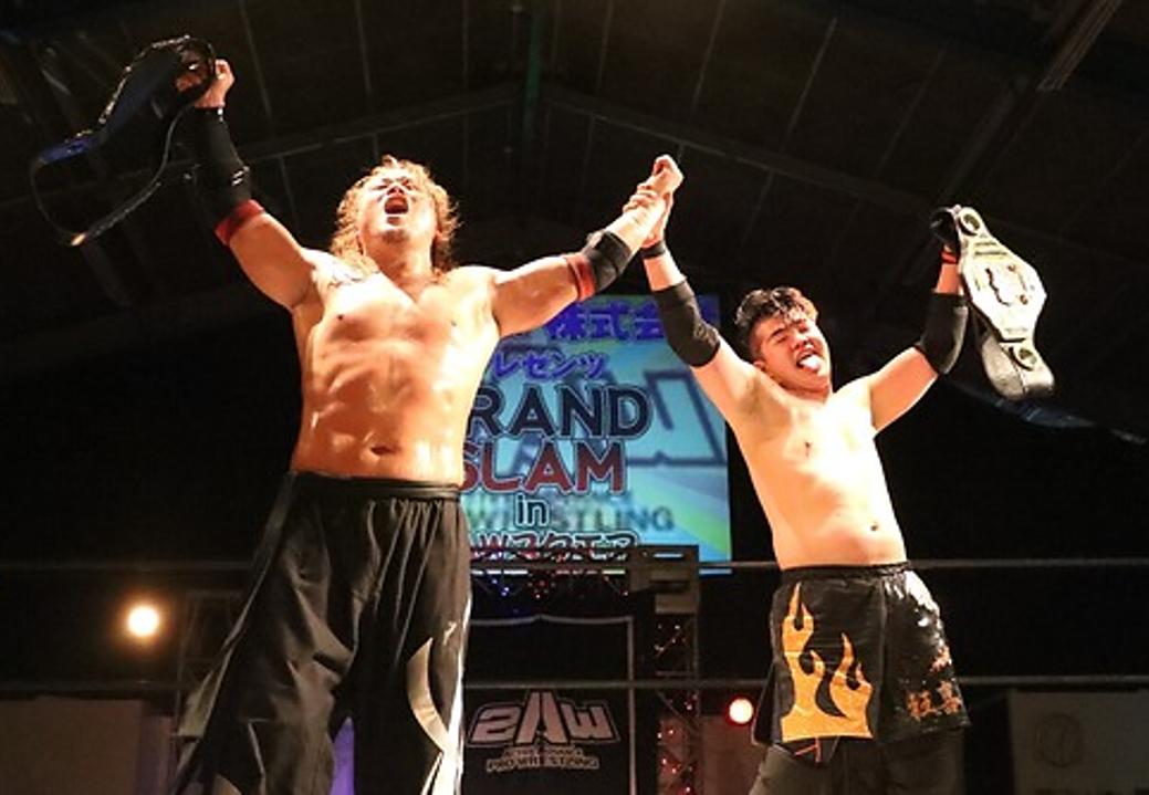 2AW: «Grand Slam in 2AW Square» Mashimo y Hanami retienen | Superluchas