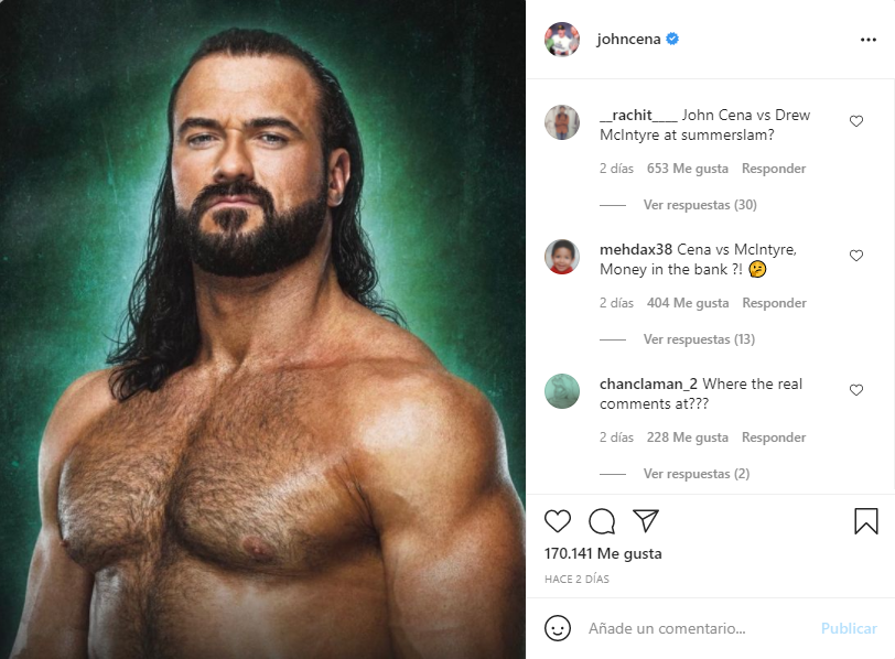 John Cena reacciona al desafío de Drew McIntyre para WM 39 | Superluchas