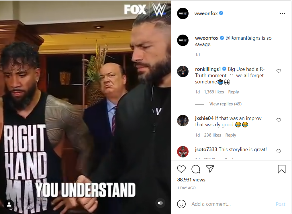 R-Truth alabó a Roman Reigns por «imitarlo» | Superluchas