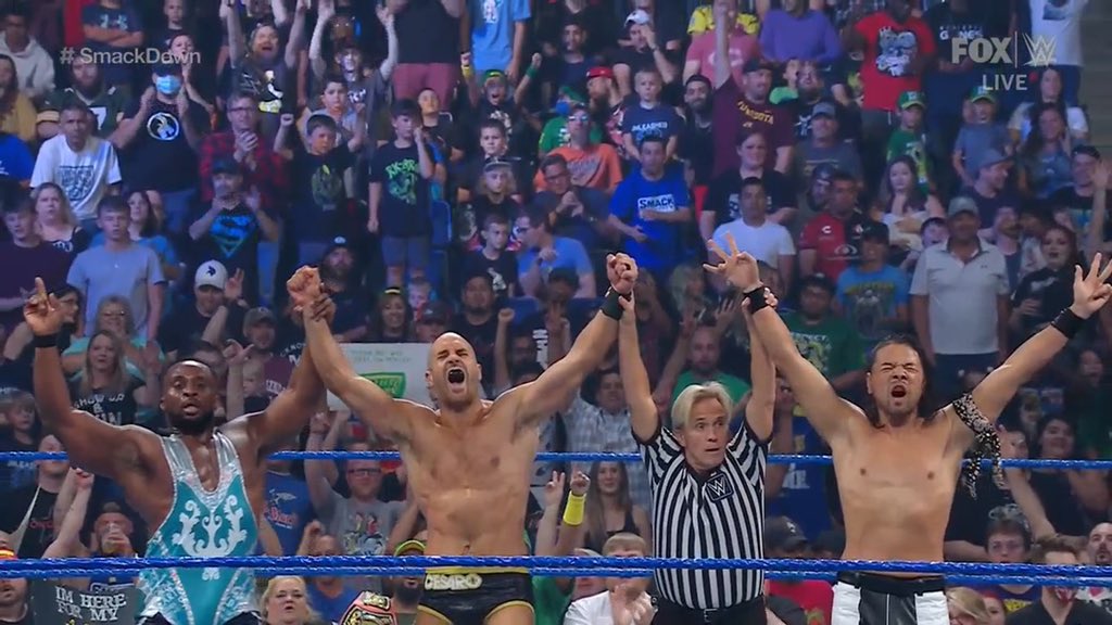 SmackDown: Big E, Cesaro y King Nakamura vencedores | Superluchas