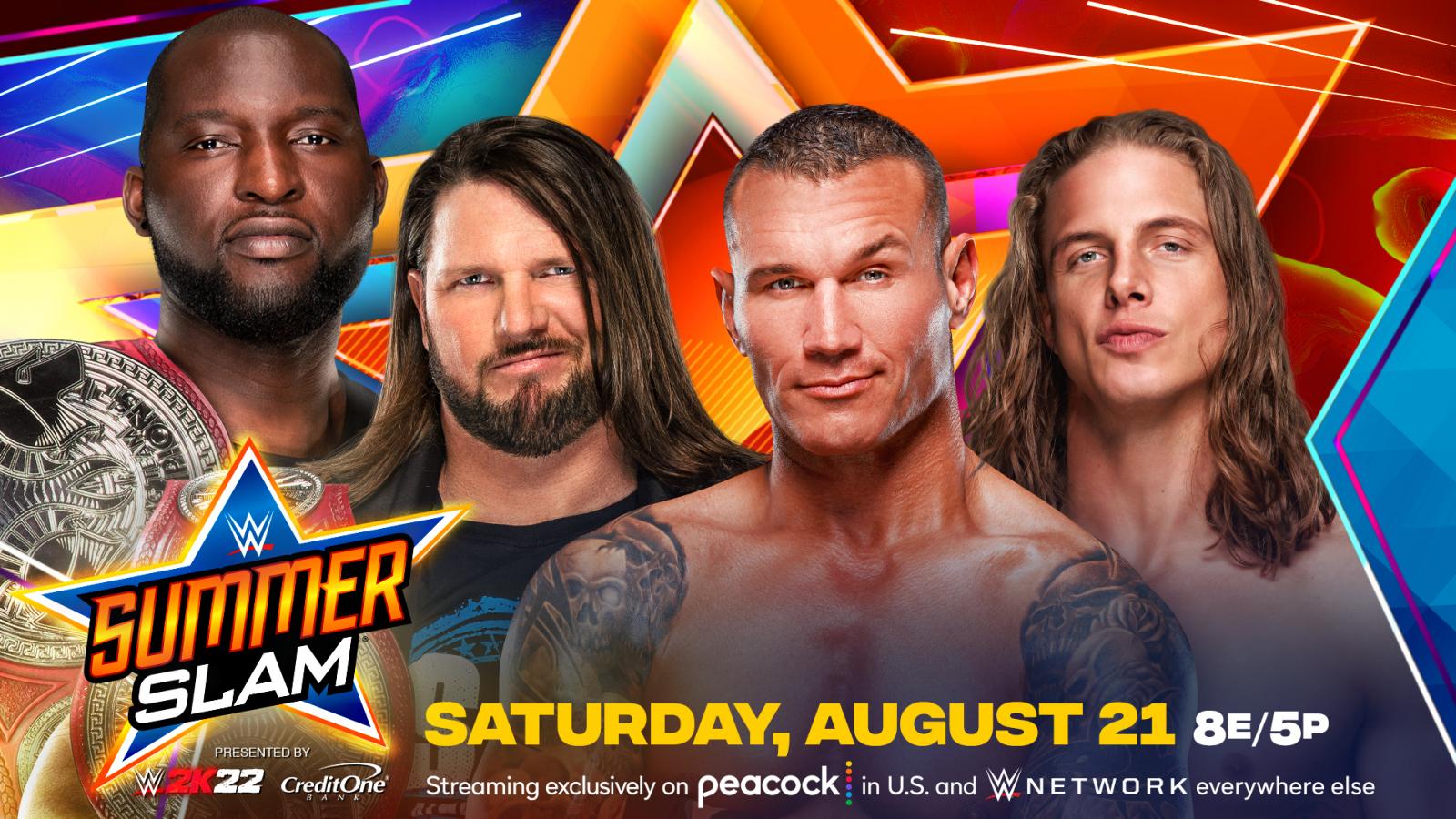 Randy Orton y Riddle vs. AJ Styles y Omos en SummerSlam 2021 | Superluchas