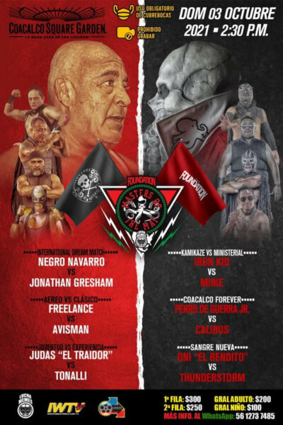 Negro Navarro enfrentará a Jonathan Gresham en Lucha Memes | Superluchas