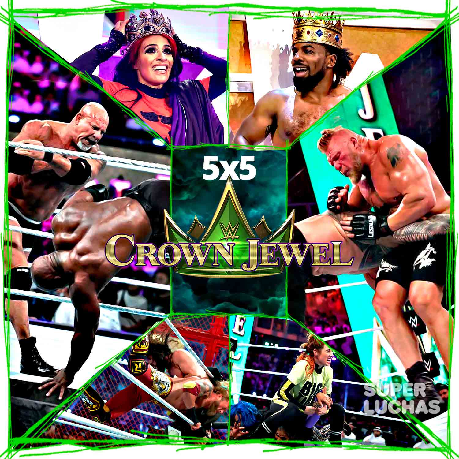 5×5: Lo mejor y lo peor de WWE Crown Jewel 2021 | Superluchas
