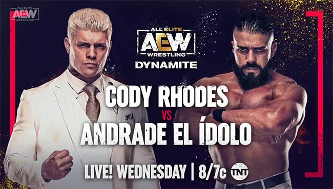 Cody Rhodes derrotó a Andrade El Ídolo en un Atlanta Street Fight ...