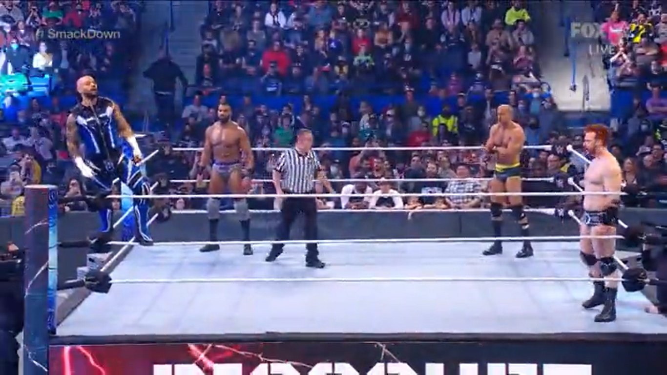 SmackDown: Sheamus venció a Ricochet, Cesaro y Jinder Mahal | Superluchas