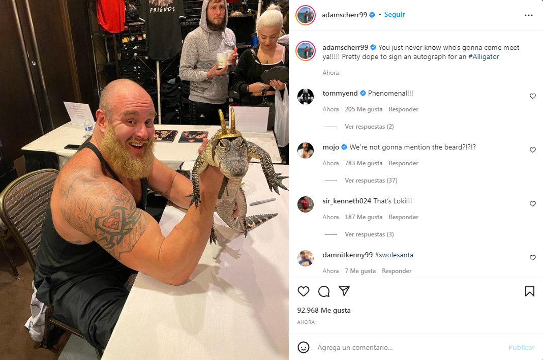 Nunca se le había visto así: Adam Scherr cambia de look | Superluchas