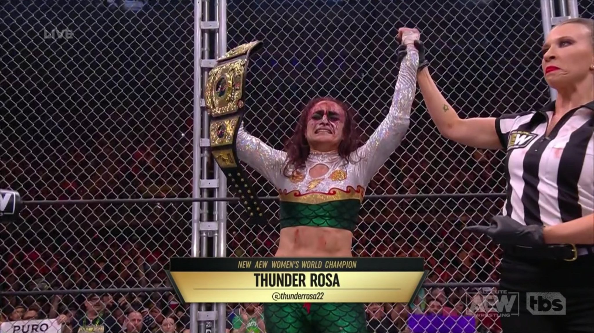 AEW Dynamite: Thunder Rosa es la nueva Campeona Mundial AEW | Superluchas