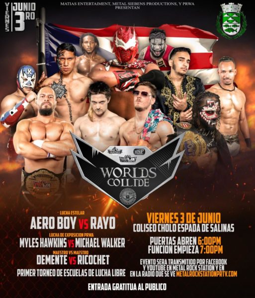 PRWA presenta Worlds Collide en Puerto Rico ¿El Campeón de PRWA llegará ...