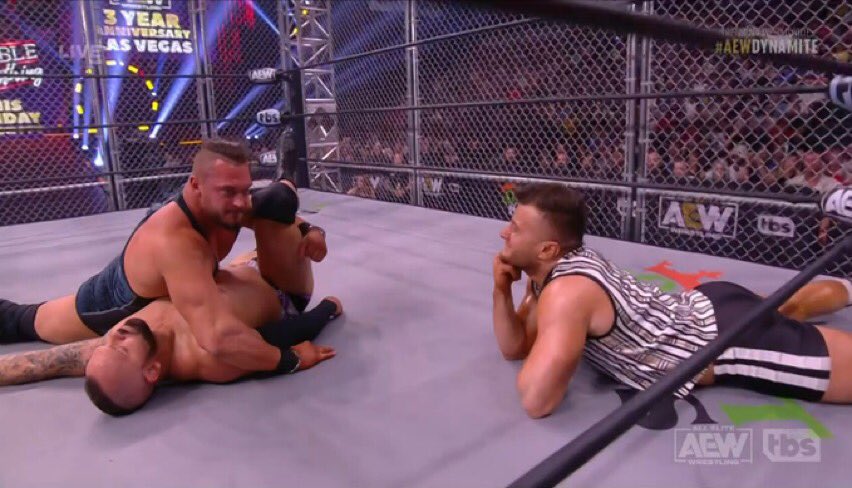 AEW Dynamite: Wardlow venció a Shawn Spears en jaula | Superluchas AEW Dynamite: Wardlow venció a Shawn Spears en jaula | Superluchas