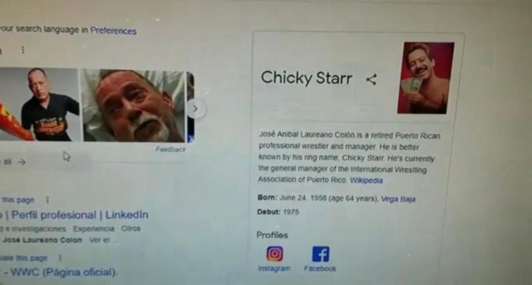 Chicky Starr las Leyendas se crean con la Historia… pero se pueden ...