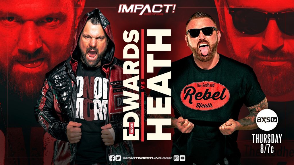 Previo IMPACT! Wrestling 8 de septiembre 2022 │Eddie Edwards vs. Heath ...