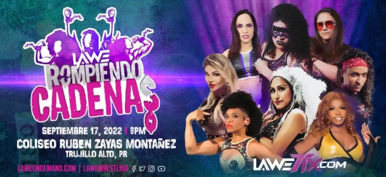 LAWE: Cartelera Rompiendo Cadenas - Faby Apache a hacer debut en Puerto ...
