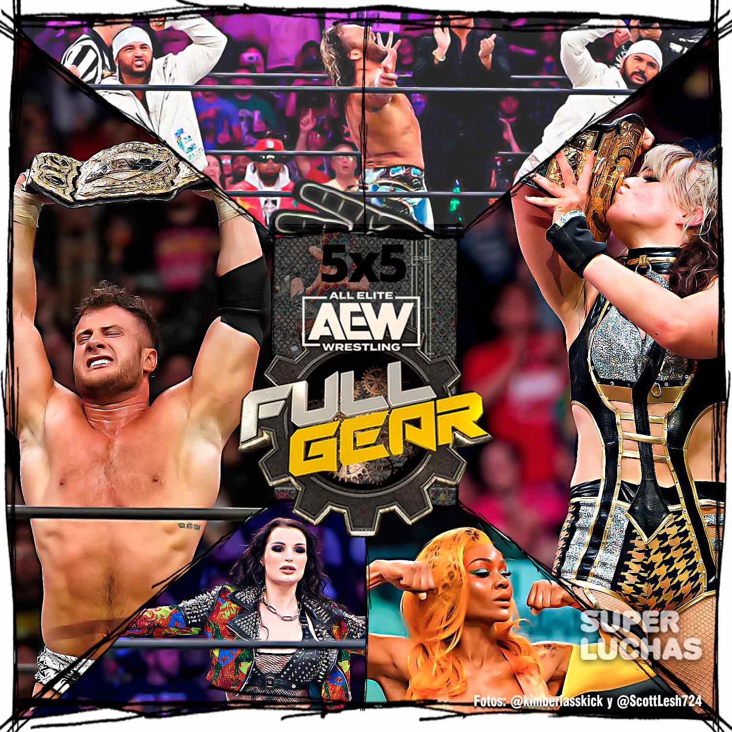 5×5: Lo mejor y lo peor de AEW FULL GEAR 2022 | Superluchas