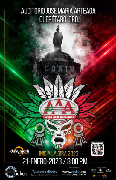 Lucha Libre AAA anuncia el inicio de su gira 2023 | Superluchas